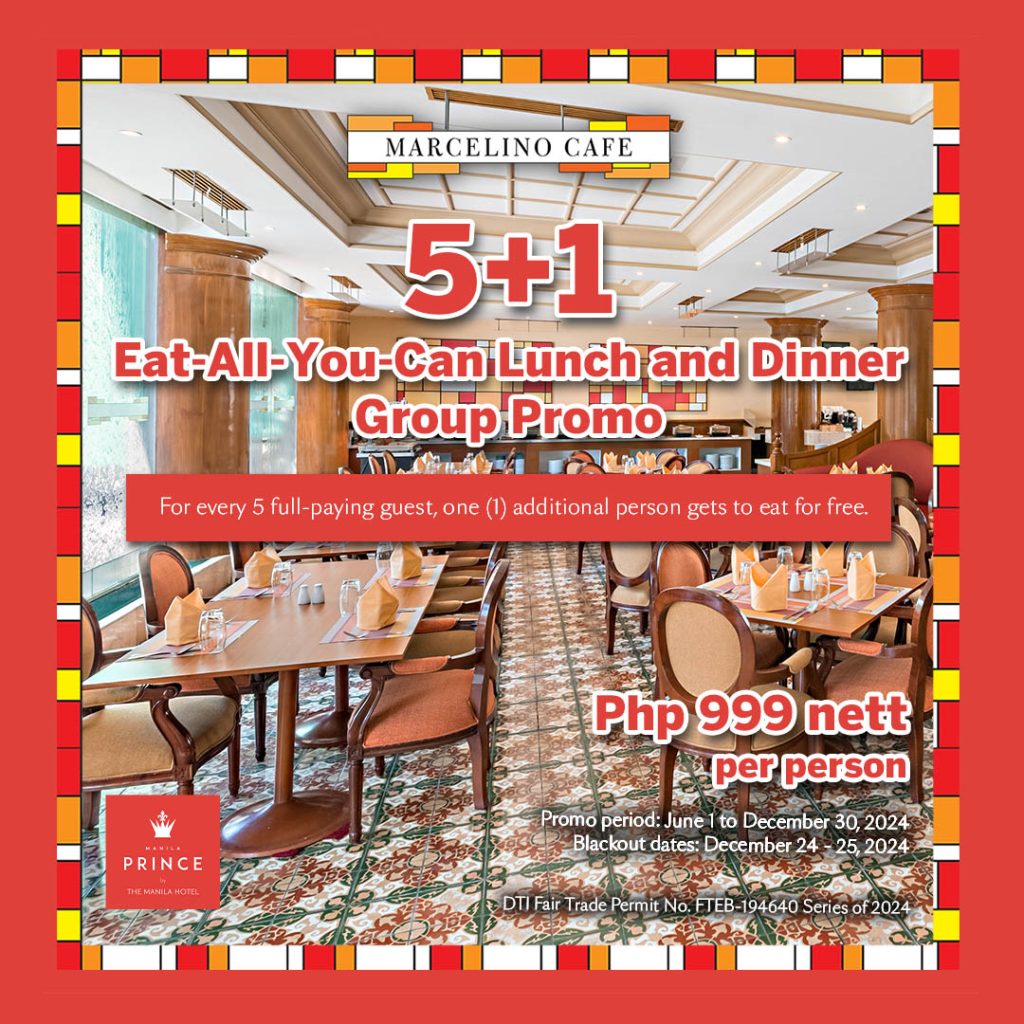 Feast for More, Save More: Indulge in Marcelino Cafe’s Eat-All-You-Can ...