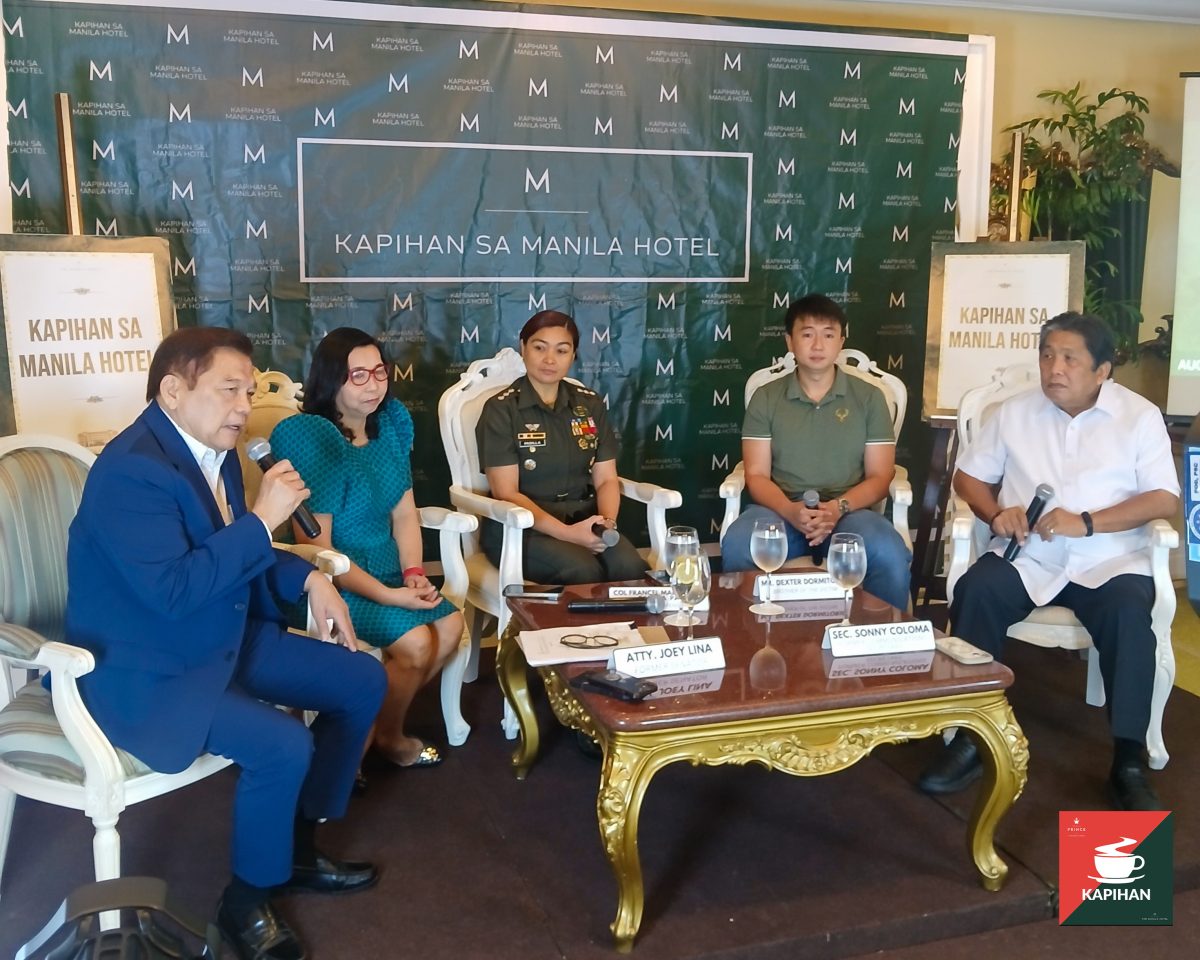 Kapihan sa Manila Hotel tackles the issue of hazing – Manila Prince Hotel