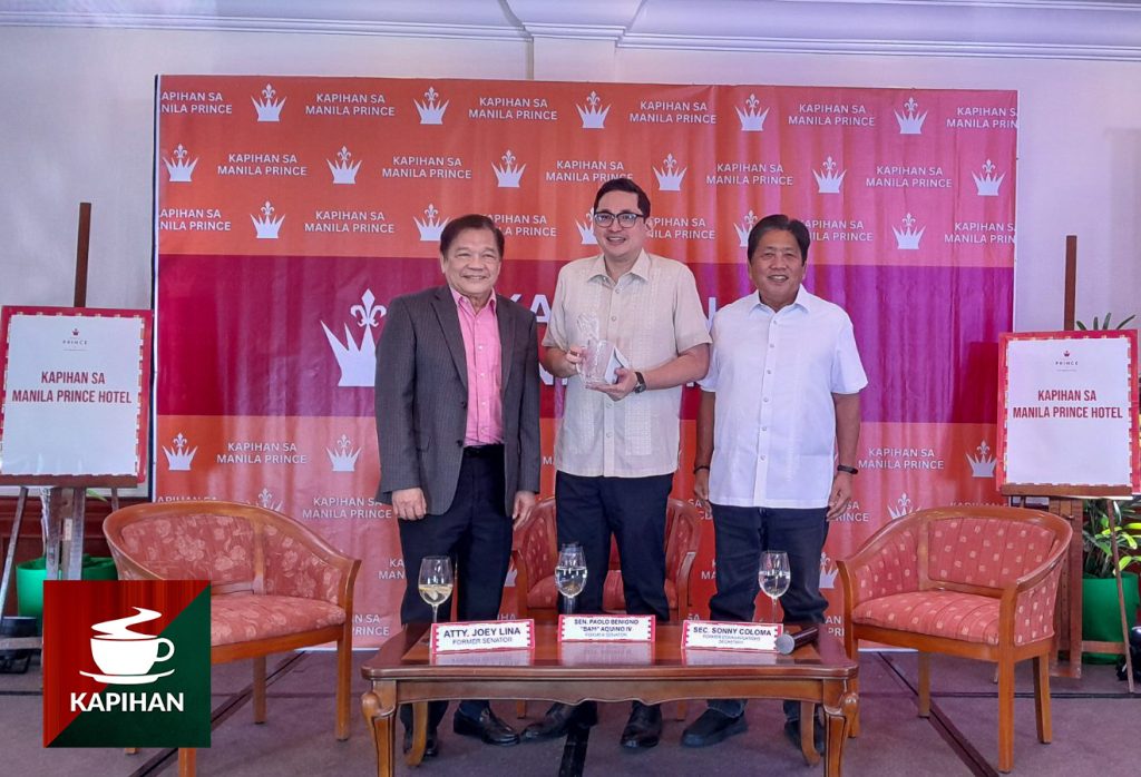 Bam Aquino weighs in on value of political alliances – Manila Prince Hotel